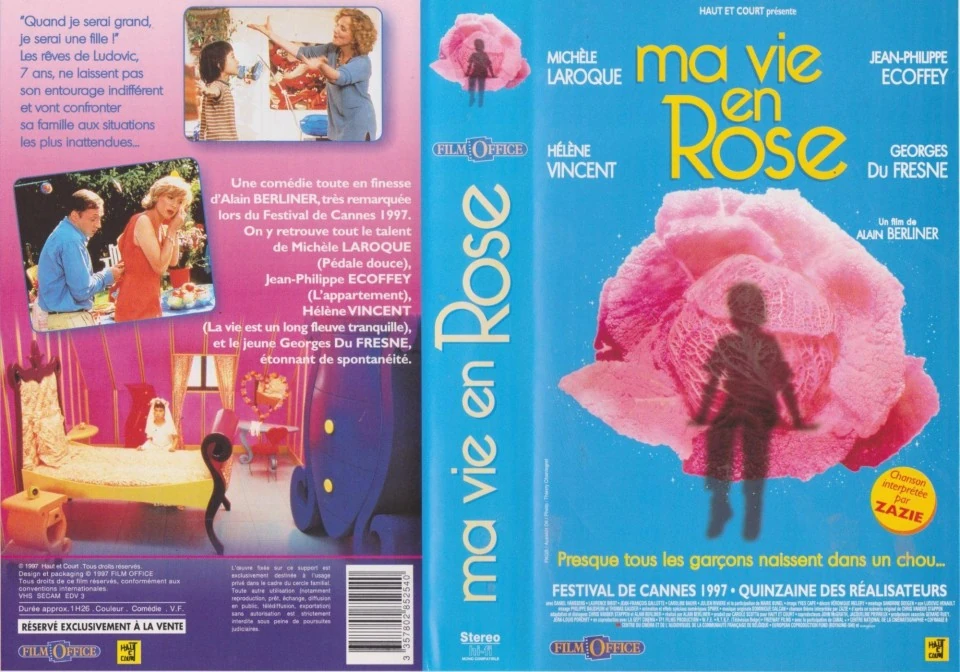 Film Office (France) - Ma vie en rose (1997) (Vente) | Wiki VHS | Fandom
