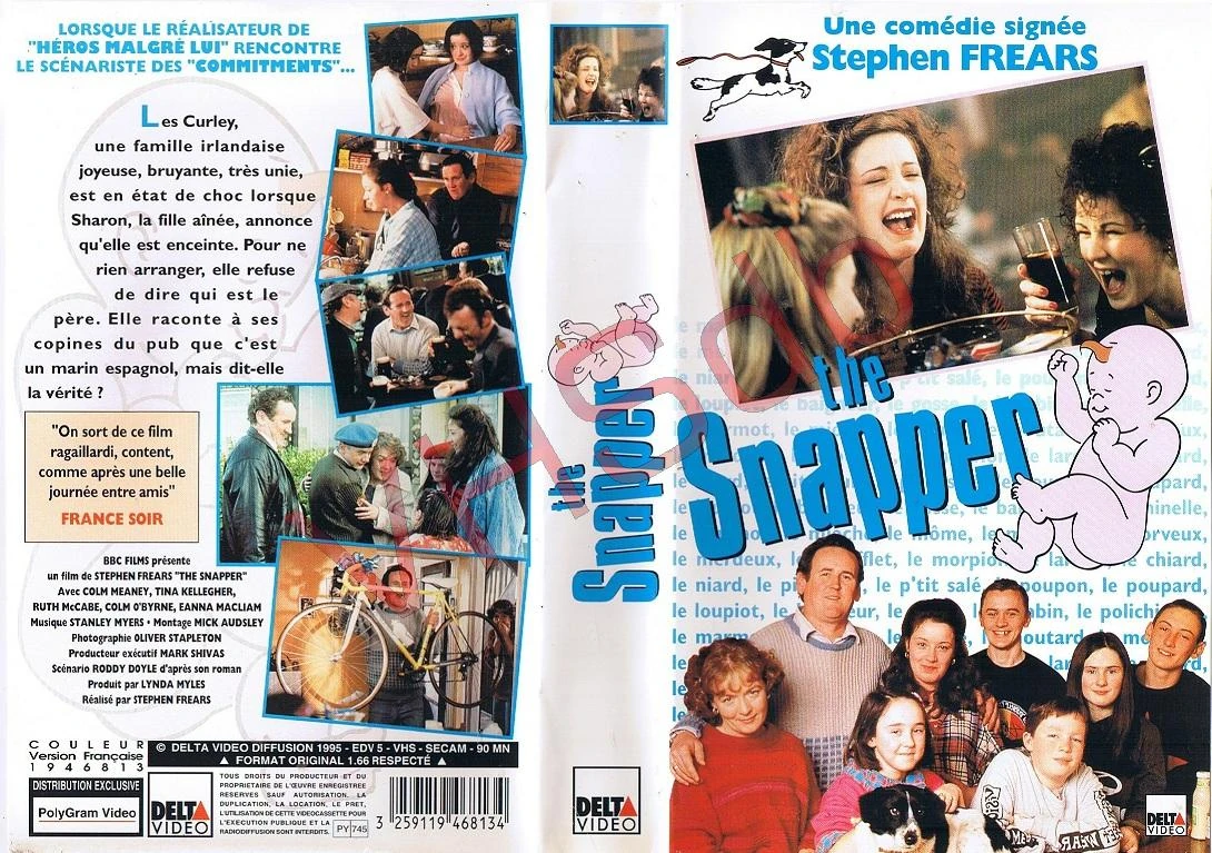 Delta Vidéo (France) - The Snapper (1995) (Vente) | Wiki VHS | Fandom