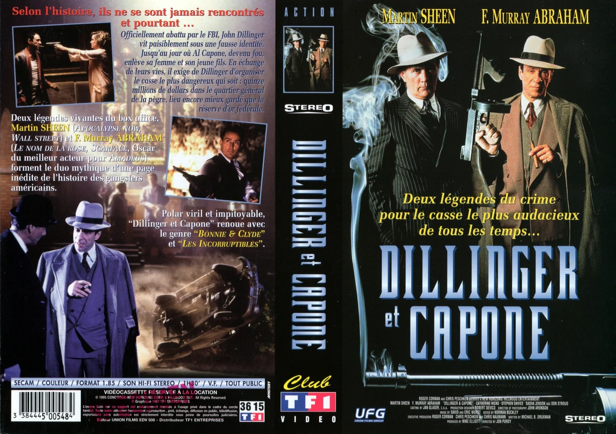 Club TF1 Vidéo (France) - Dillinger et Capone (1997) (Location) | Wiki ...