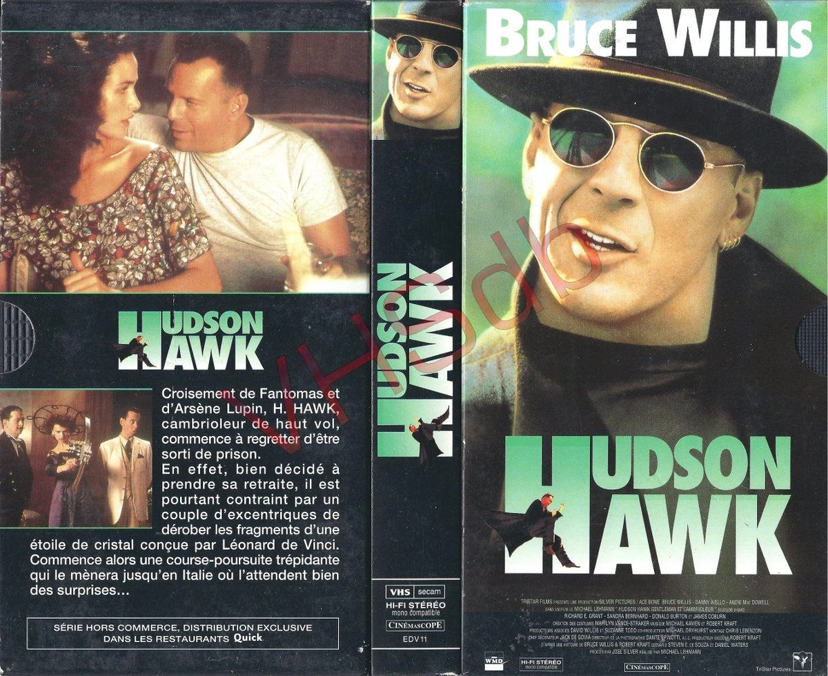 GCTHV (France) - Hudson Hawk (1996) (Hors commerce, Quick) | Wiki VHS ...