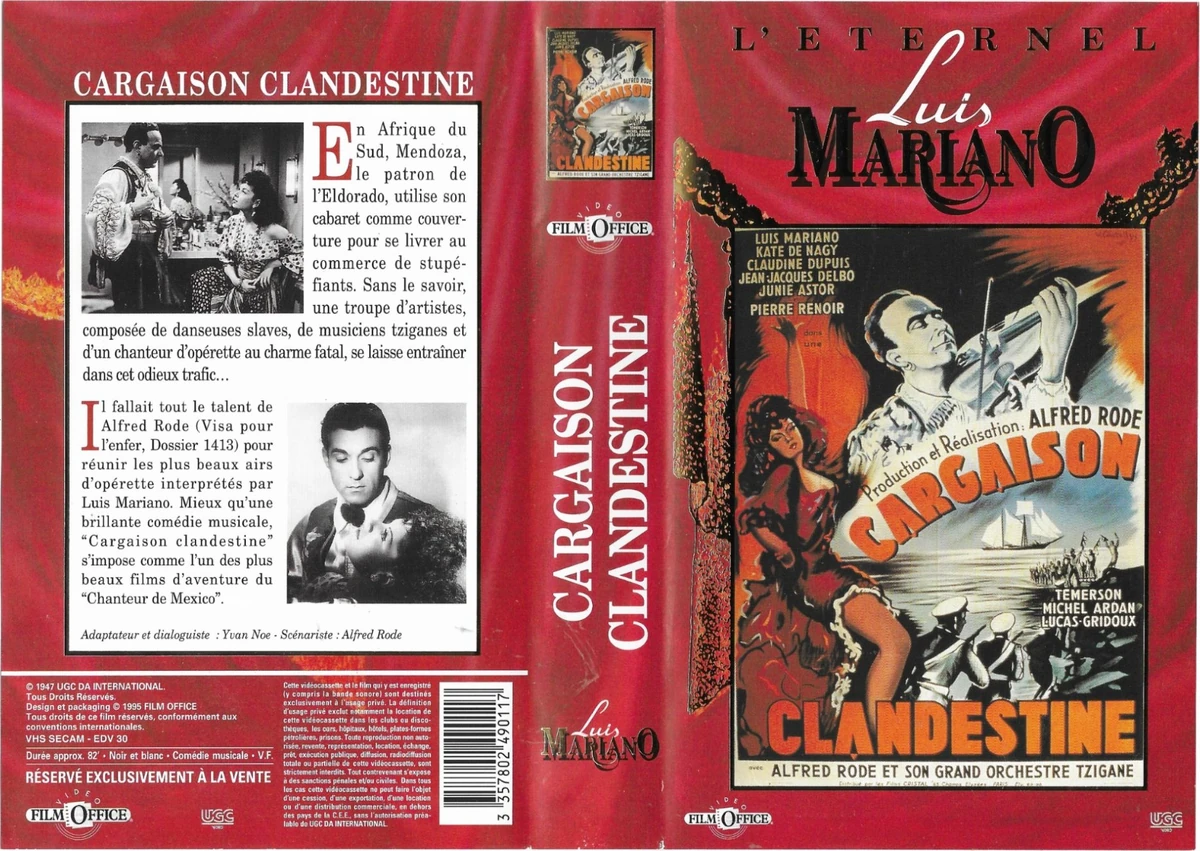 Film Office (France) - Cargaison clandestine (1995) (Vente) | Wiki VHS | Fandom