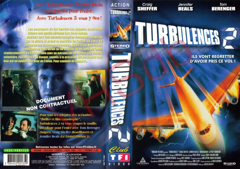 Club TF1 Vidéo (France) - Turbulences 2 (2000) (Location) | Wiki VHS | Fandom