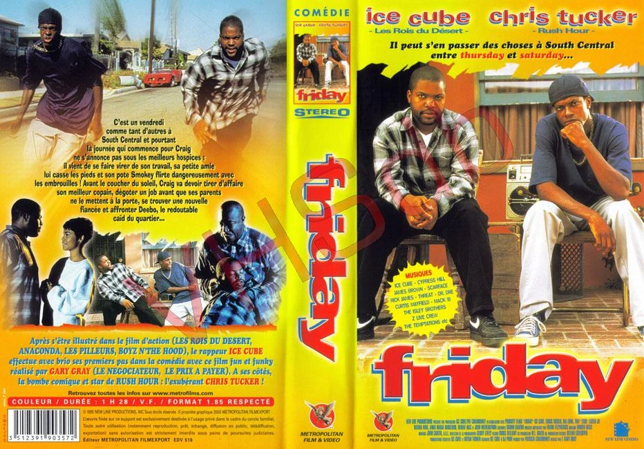 Metropolitan Film & Vidéo (France) - Friday (2000) (Vente) | Wiki VHS ...