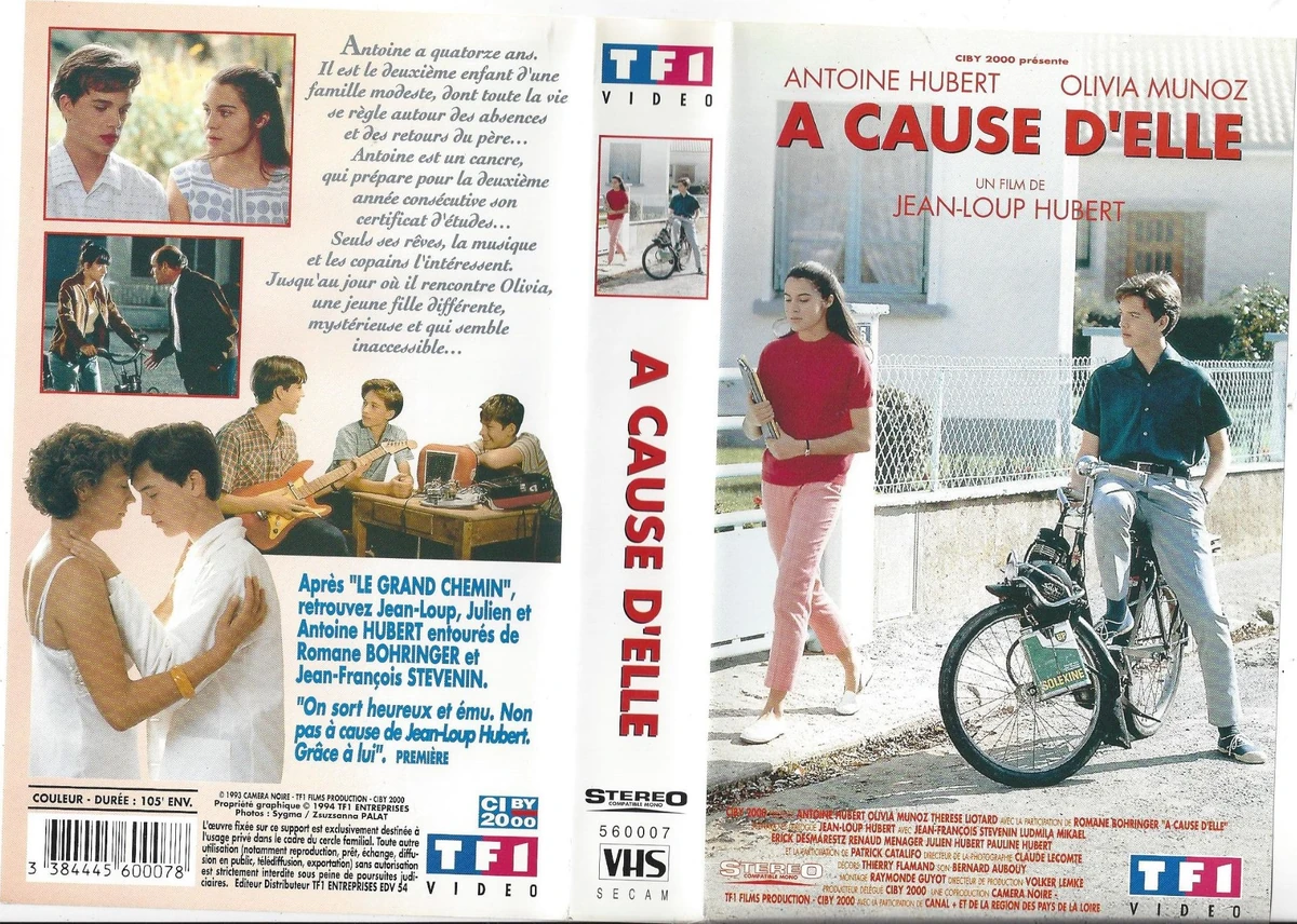 TF1 Vidéo (France) - À cause d'elle (1994) (Vente) | Wiki VHS | Fandom