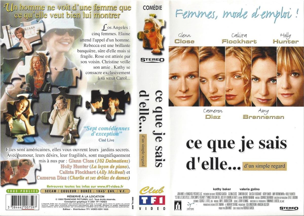 Club TF1 Vidéo (France) - Ce que je sais d'elle... d'un simple regard ...