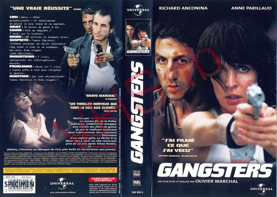 Universal (France) - Gangsters (2002) (Location) | Wiki VHS | Fandom