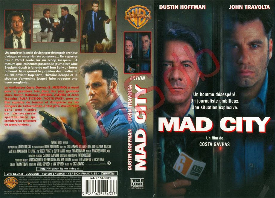 Warner Home Video (France) - Mad City (1998) (Vente) | Wiki VHS | Fandom