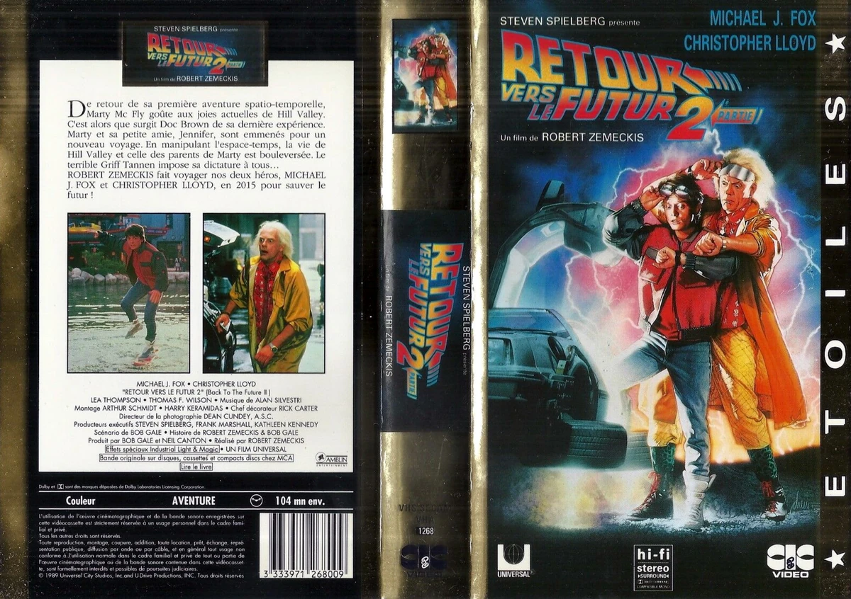 CIC Video (France) - Retour vers le futur 2ème partie (1991) (Vente ...