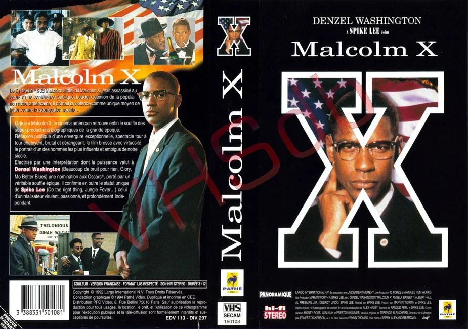 Pathé Vidéo (France) - Malcolm X (1994) (Vente) | Wiki VHS | Fandom