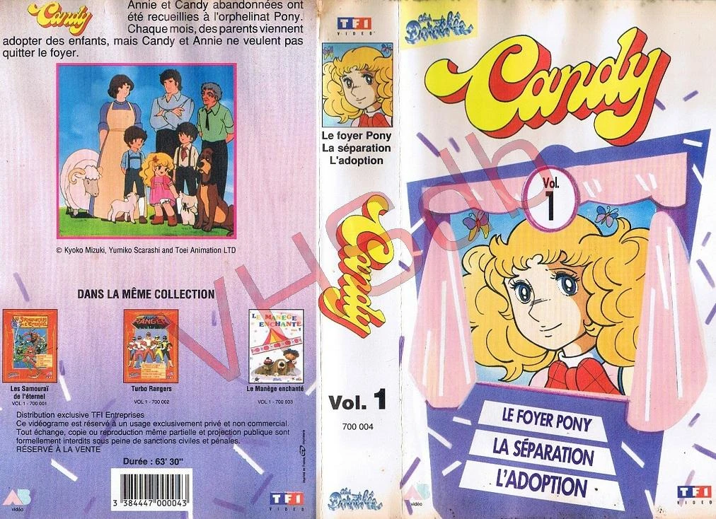 AB Vidéo (France) - Candy vol 1 (1990) (Vente) | Wiki VHS | Fandom
