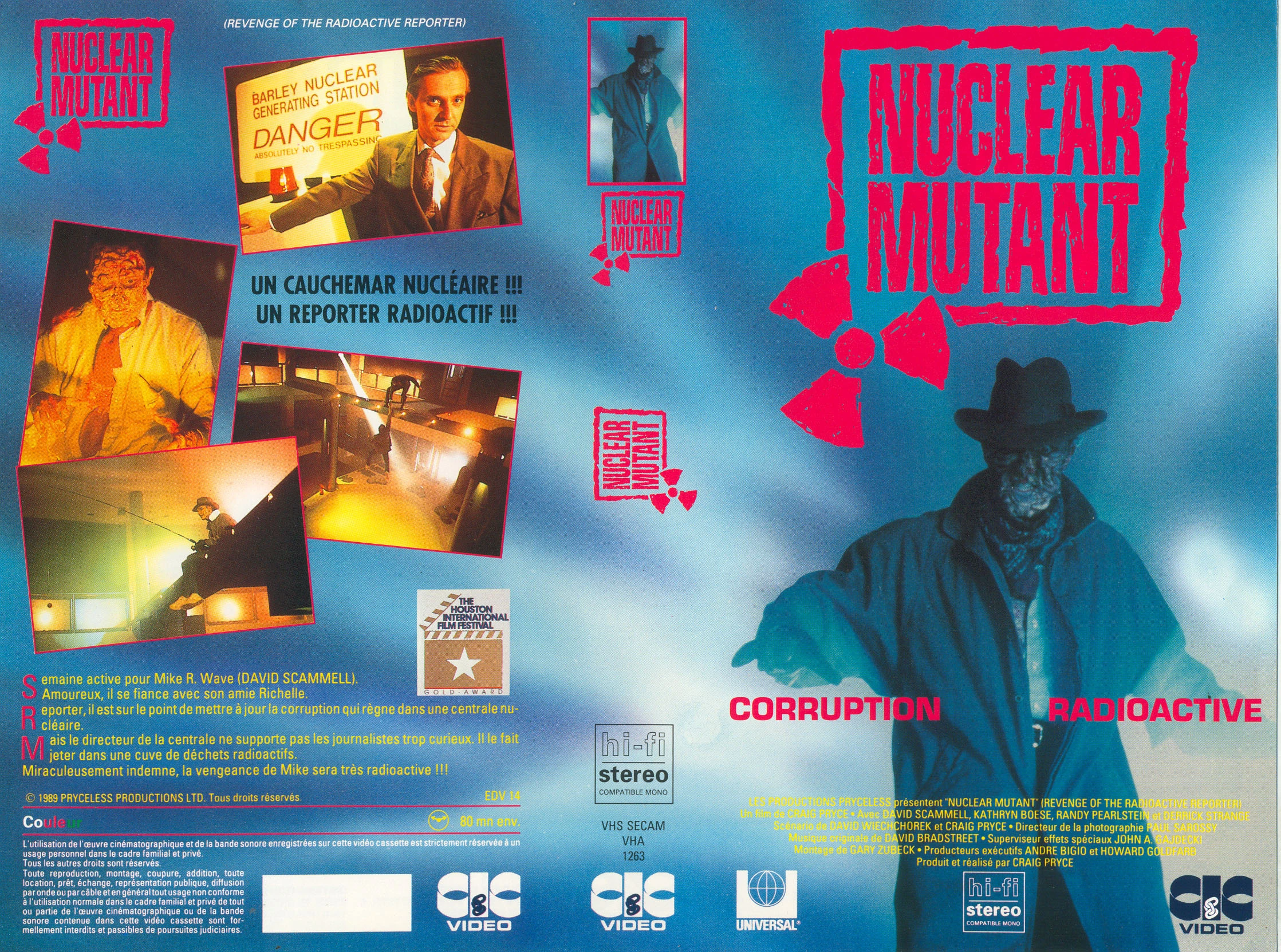 CIC Video (France) - Nuclear Mutant (1990) (Location) | Wiki VHS | Fandom
