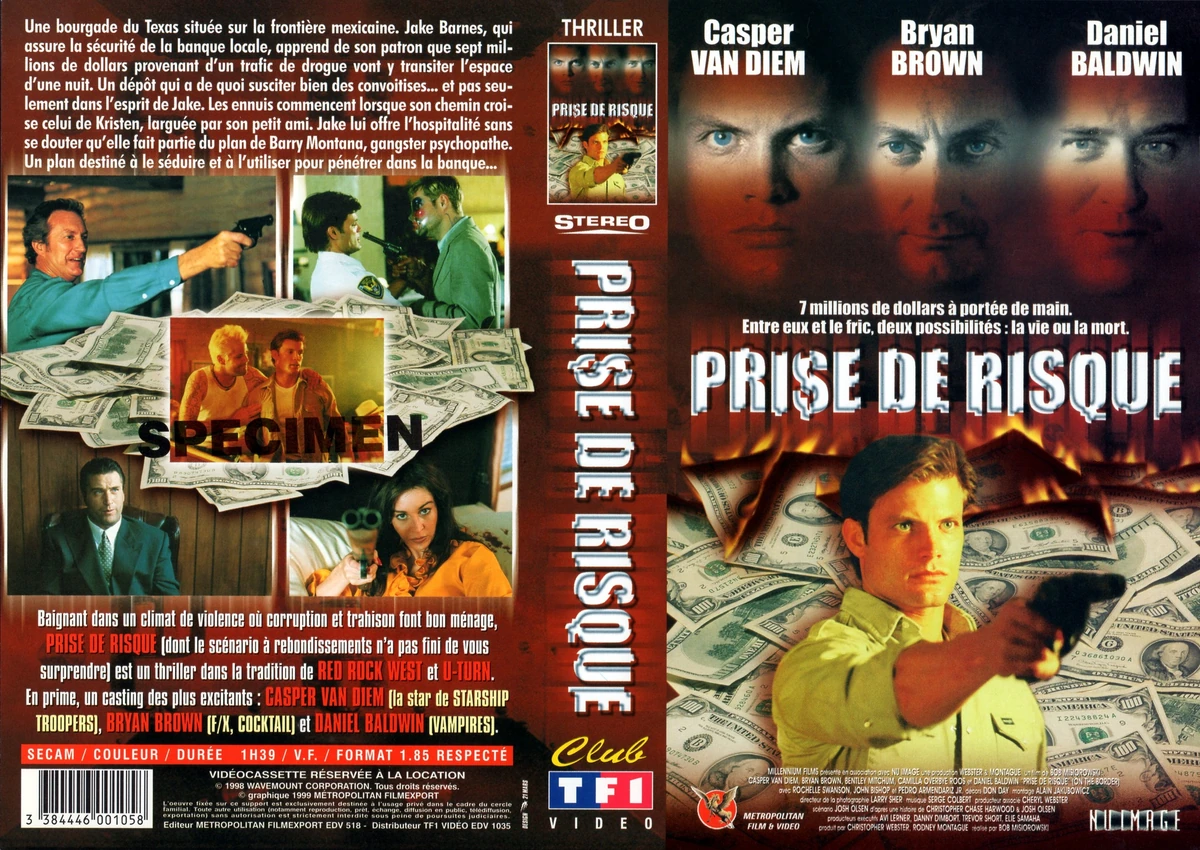 Club TF1 Vidéo (France) - Prise de risque (1999) (Location) | Wiki VHS | Fandom