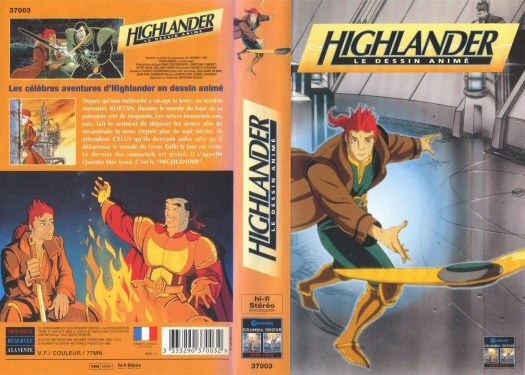 GCTHV (France) - Highlander - Le dessin animé (1996) (Vente) | Wiki VHS ...