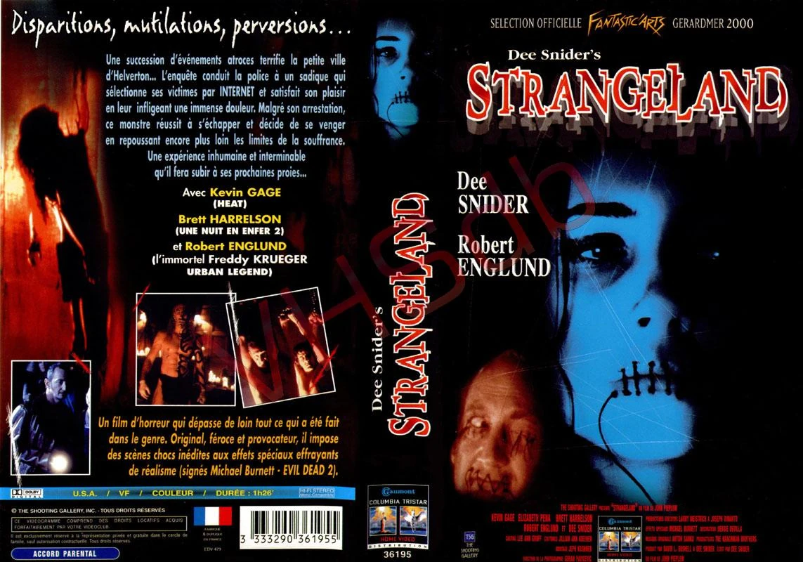 GCTHV (France) - Dee Snider's Strangeland (1999) (Location) | Wiki VHS | Fandom