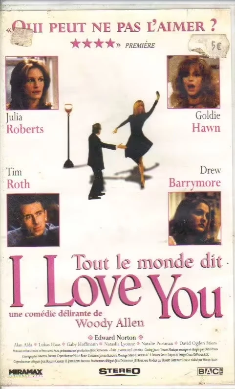 Club TF1 Vidéo (France) - Tout le monde dit I Love You (1997) (Location) | Wiki VHS | Fandom