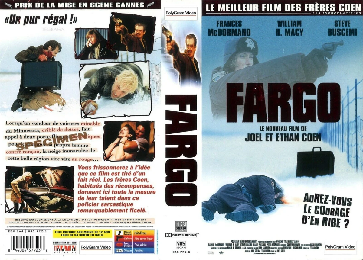 Polygram Video (France) - Fargo (1997) (Location) | Wiki VHS | Fandom
