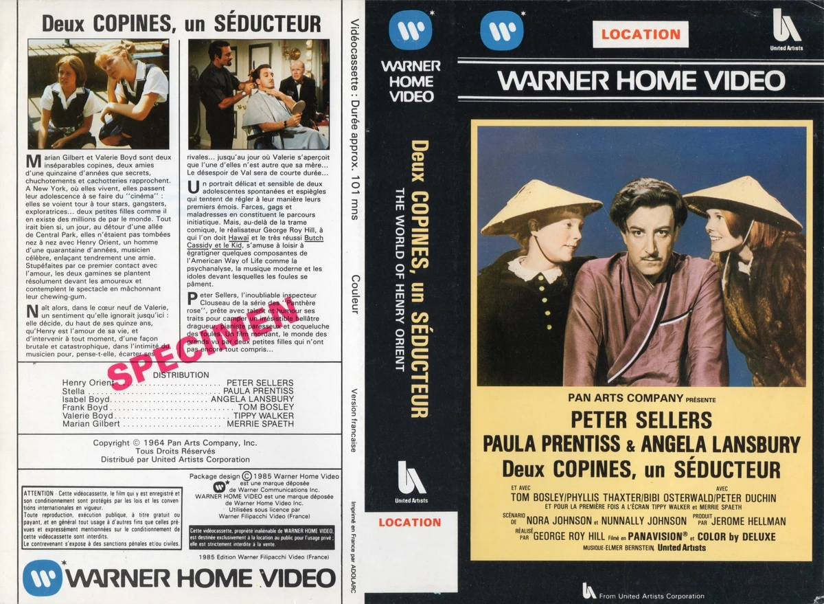 Warner Home Video (France) - Deux copines, un séducteur (1985 ...