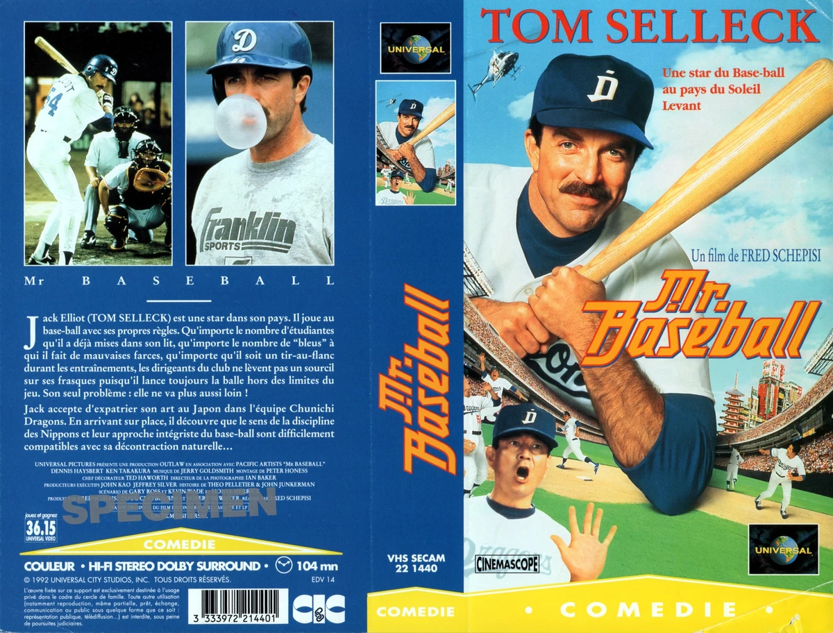 CIC/Universal (France) - Mr. Baseball (1993) (Location) | Wiki VHS | Fandom