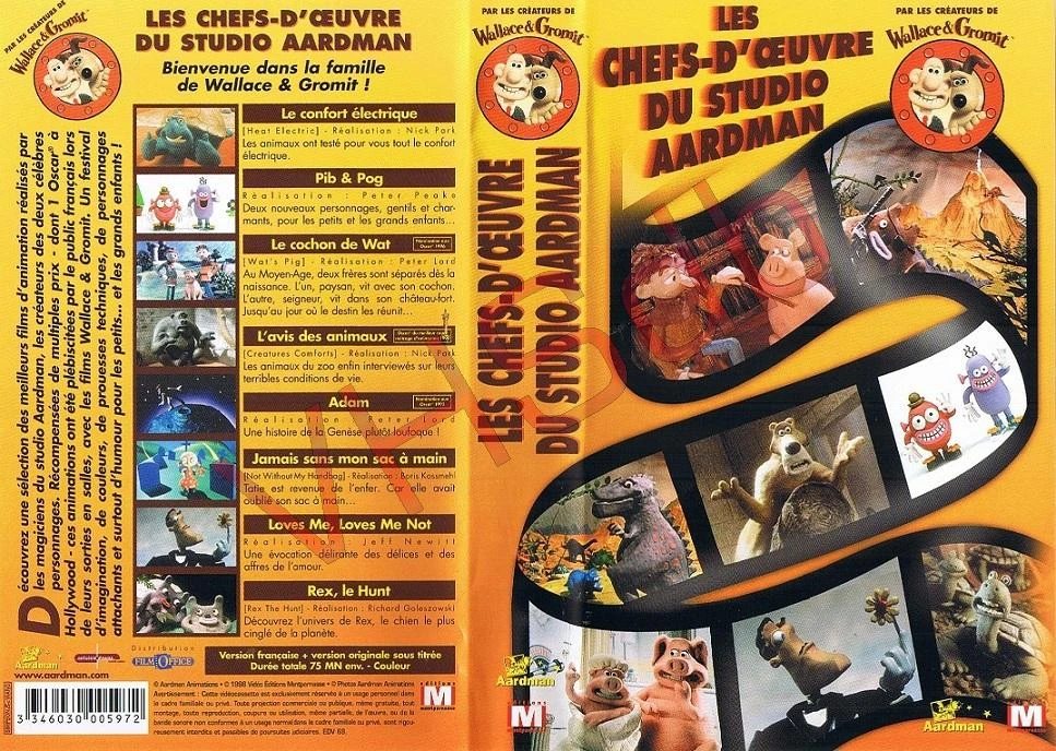 Éditions Montparnasse (France) - Les chefs-d'oeuvre du studio Aardman ...