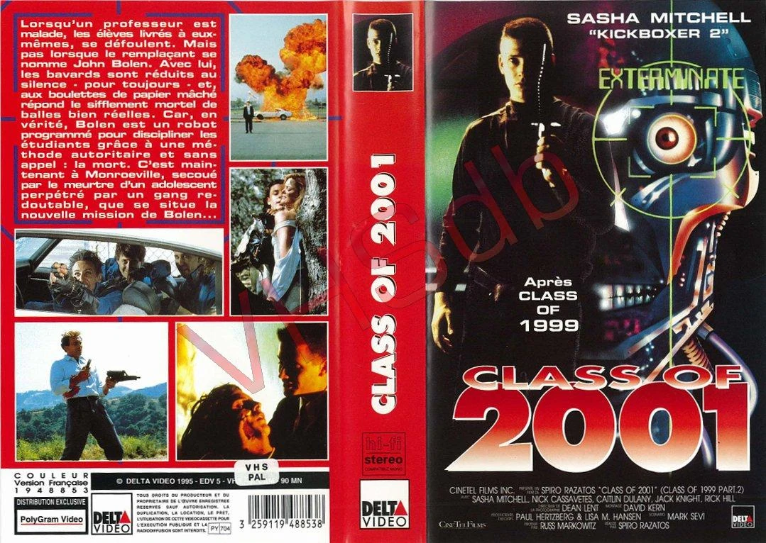Delta Vidéo (France) - Class of 2001 (1995) (Vente) | Wiki VHS | Fandom