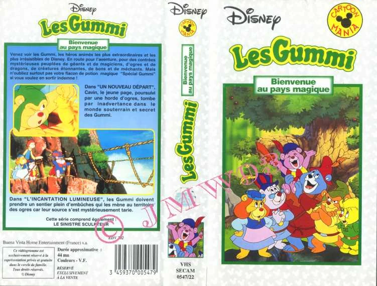 WDHV (France) - Les Gummi - Bienvenue au pays magique (1997) (Vente ...