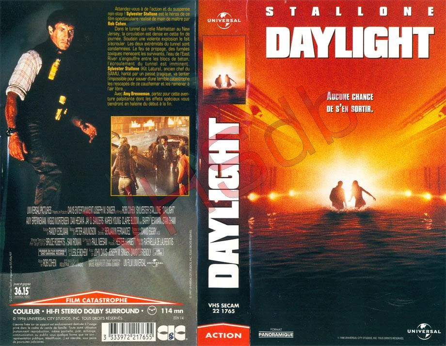 CIC/Universal (France) - Daylight (1998) (Vente) | Wiki VHS | Fandom
