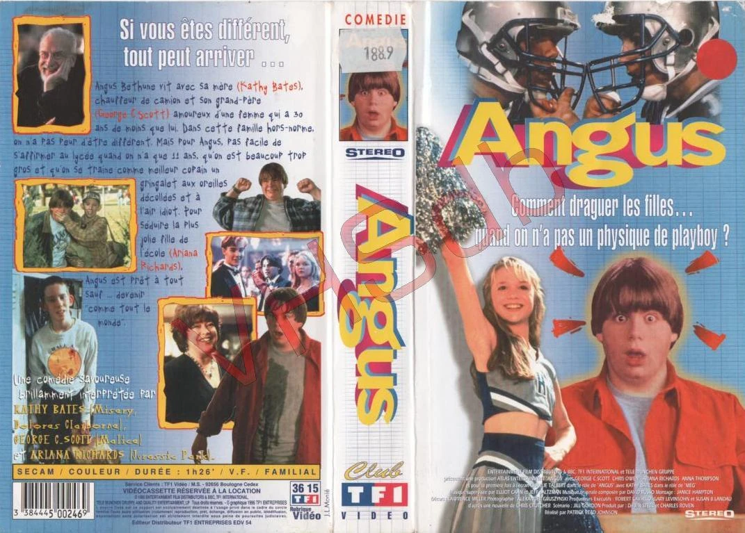 Club TF1 Vidéo (France) - Angus (1996) (Location) | Wiki VHS | Fandom