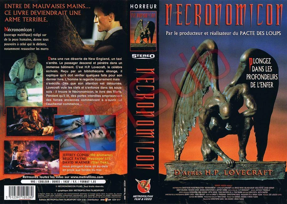 Metropolitan Film & Vidéo (France) - Necronomicon (2001) (Vente) | Wiki ...
