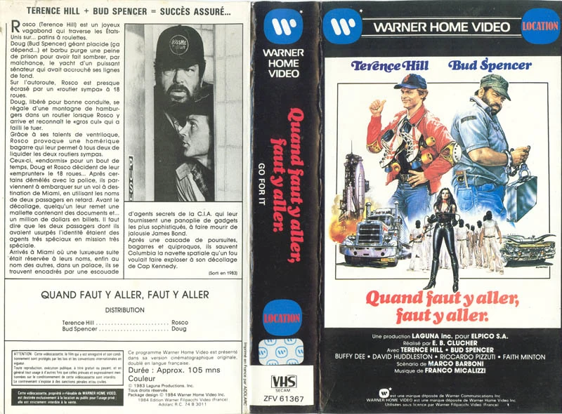 Warner Home Video (France) - Quand faut y aller, faut y aller (1984 ...