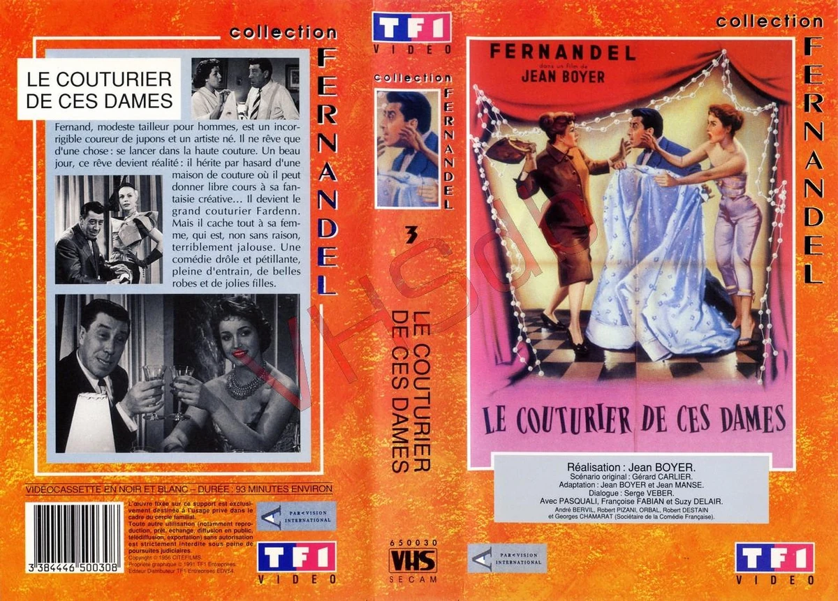 TF1 Vidéo (France) - Le couturier de ces dames (1991) (Vente) | Wiki ...