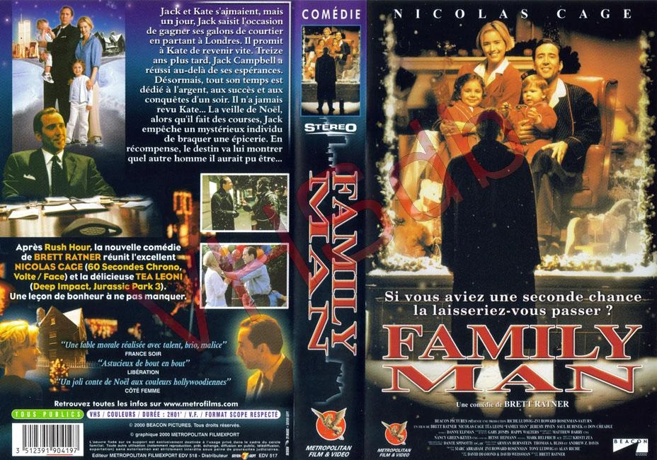 Metropolitan Film & Vidéo (France) - Family Man (2000) (Vente) | Wiki VHS | Fandom