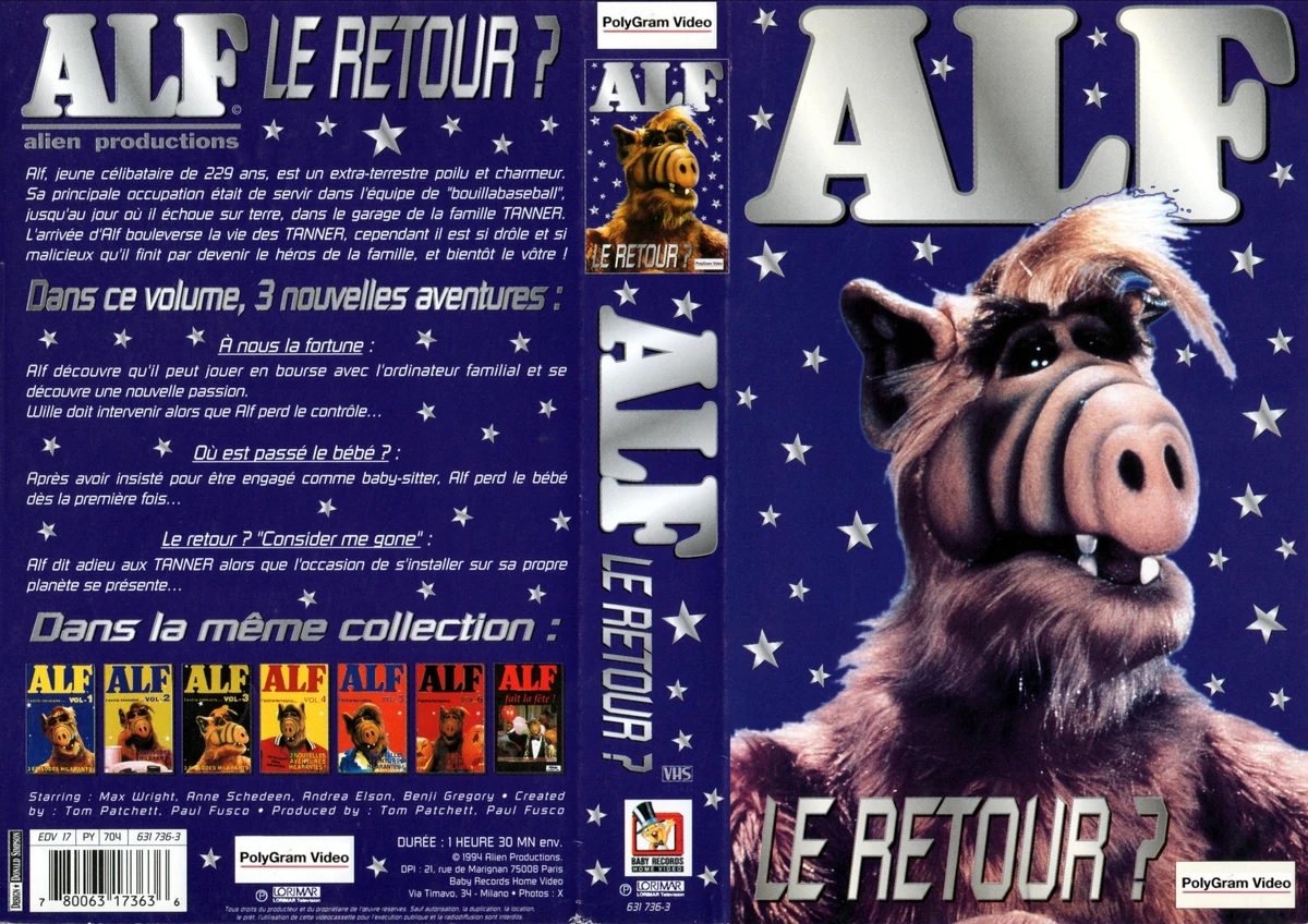 Polygram Video (France) - Alf : Le retour ? (1994) (Vente) | Wiki VHS ...