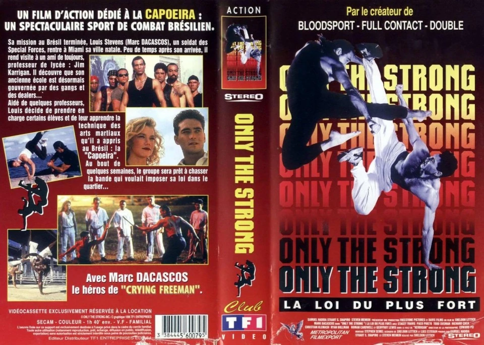 Club TF1 Vidéo (France) - Only the Strong : La loi du plus fort (1996) (Location) | Wiki VHS ...