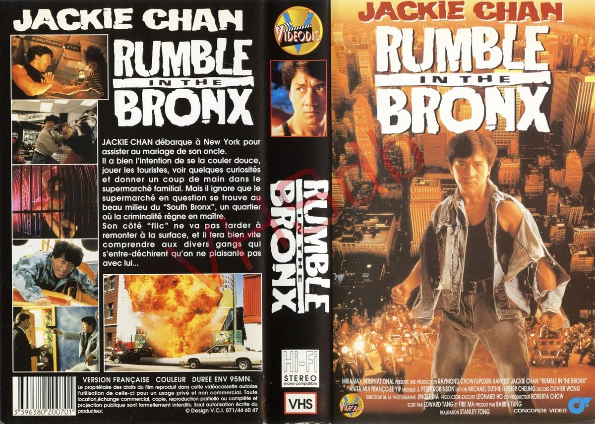 Videodis (Belgique) - Rumble in the Bronx (1996) (Vente) | Wiki VHS | Fandom