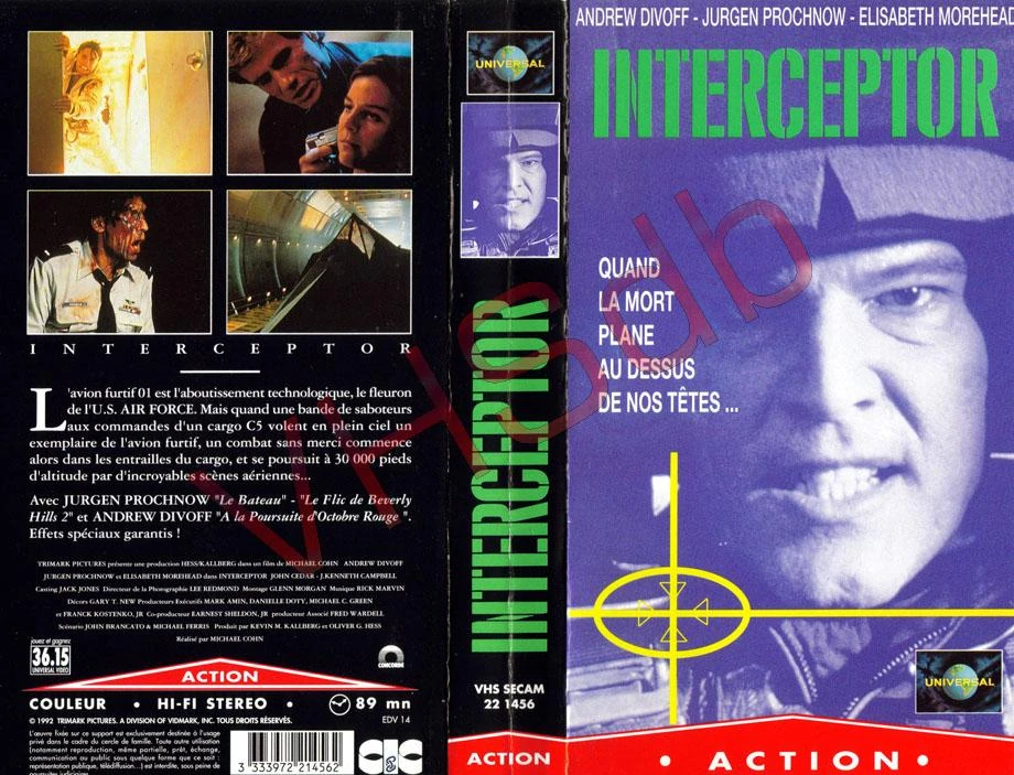 CIC/Universal (France) - Interceptor (1993) (Location) | Wiki VHS | Fandom