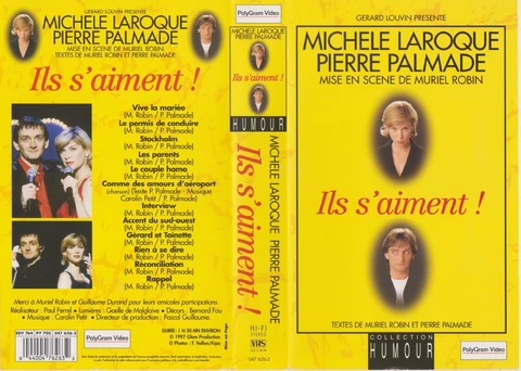 Polygram Video (France) - Michèle Laroque et Pierre Palmade : Ils s'aiment ! (1997) (Vente ...