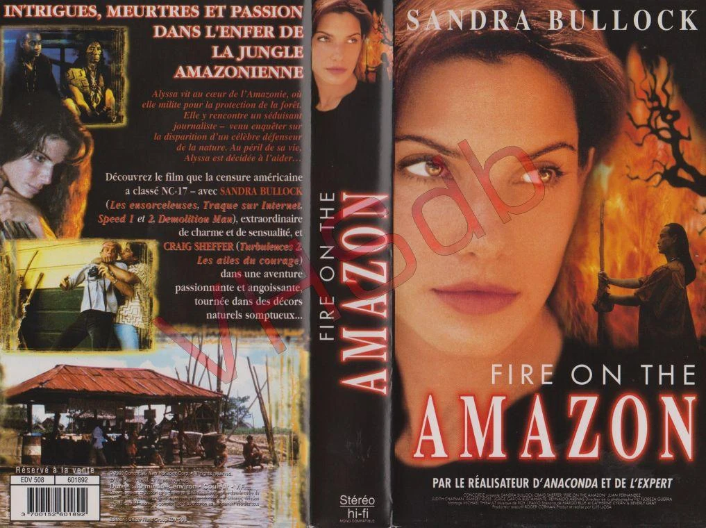 Union Films Group (France) - Fire on the Amazon (2000) (Vente) | Wiki VHS | Fandom