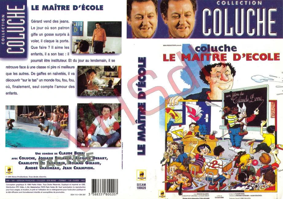 Pathé Vidéo (France) - Le maître d'école (1996) (Vente) | Wiki VHS | Fandom