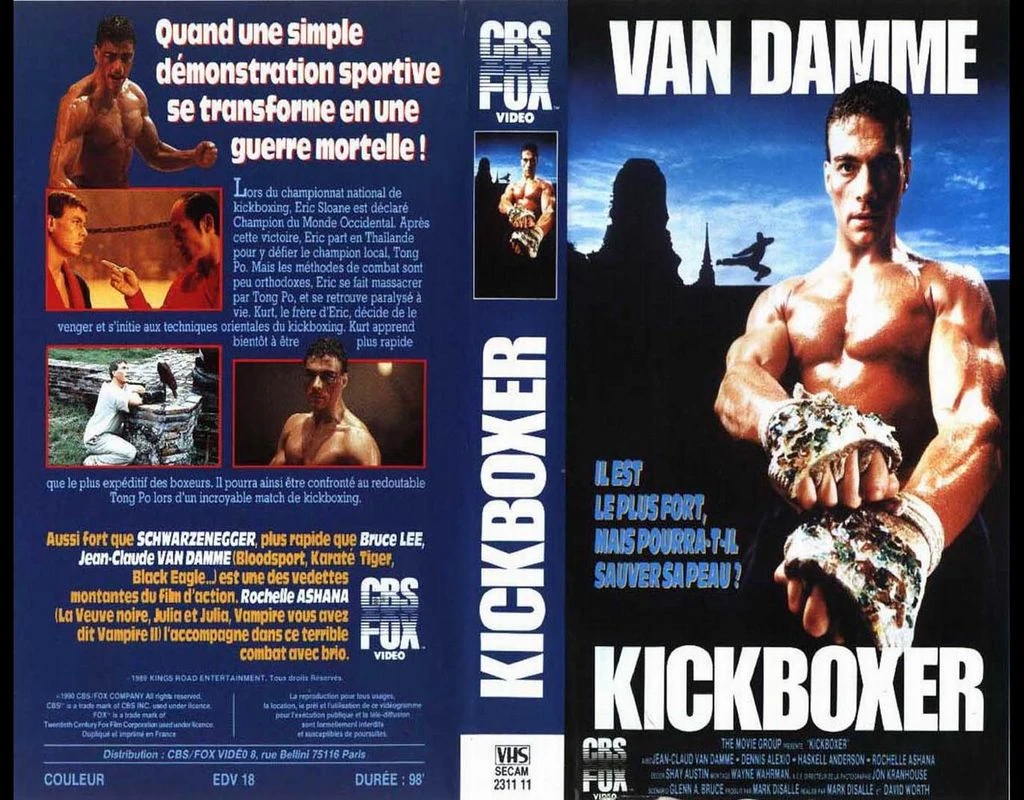 CBS/Fox Video (France) - Kickboxer (1990) (Location) | Wiki VHS | Fandom