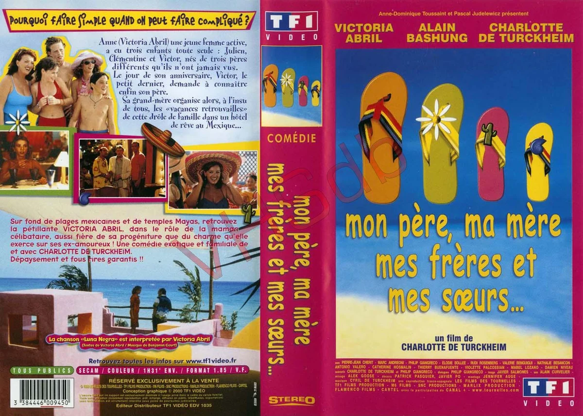 TF1 Vidéo (France) - Mon père, ma mère, mes frères et mes soeurs (2000) (Vente) | Wiki VHS | Fandom