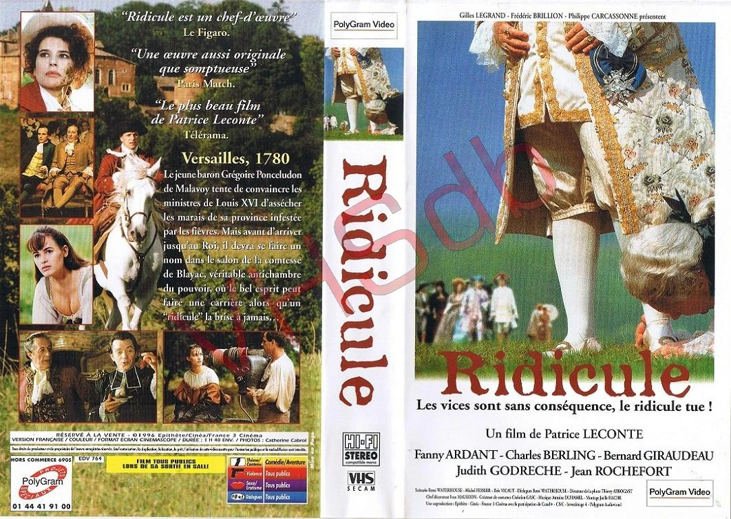 Polygram Video (France) - Ridicule (1996) (Hors commerce) | Wiki VHS | Fandom