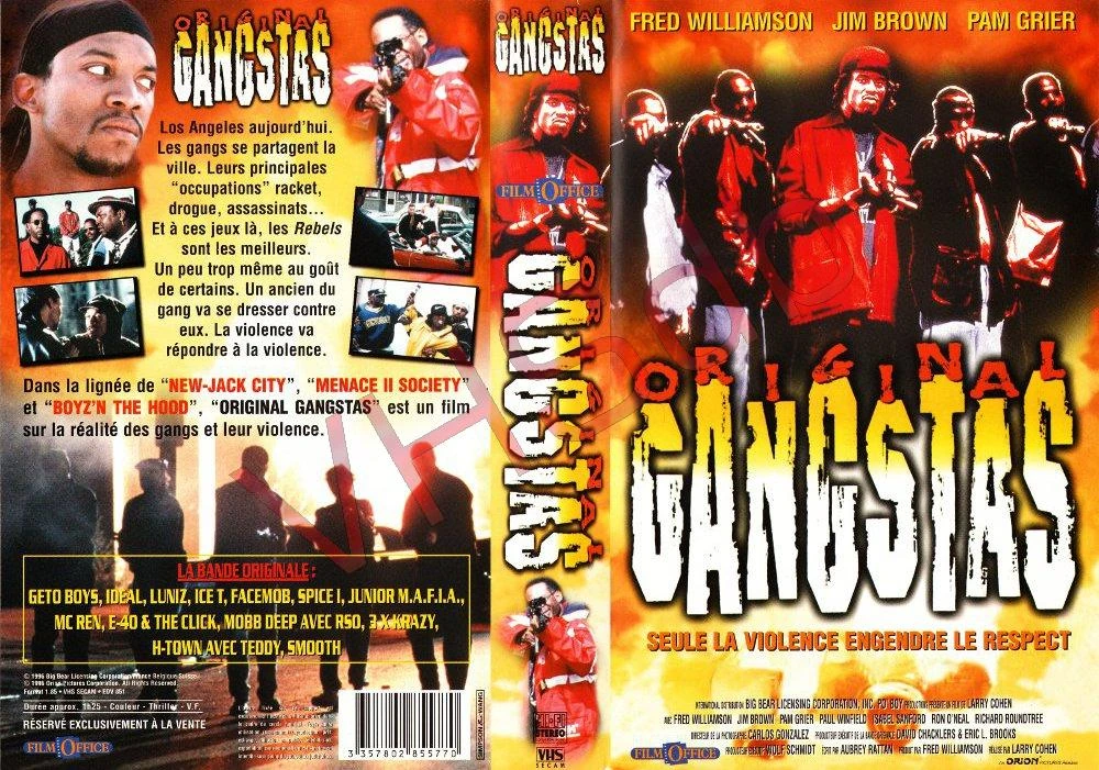 Film Office (France) - Original Gangstas (1996) (Vente) | Wiki VHS | Fandom