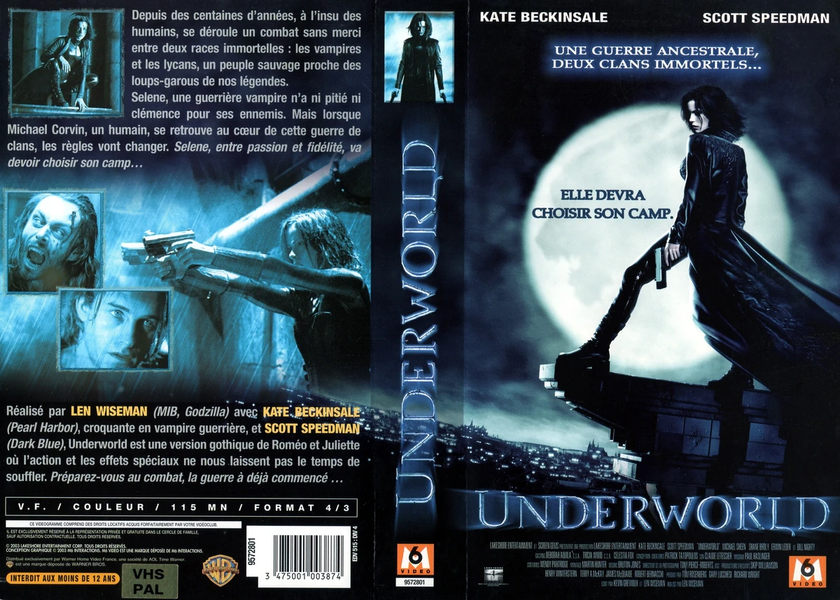 M6 Vidéo (France) - Underworld (2003) (Location) | Wiki VHS | Fandom