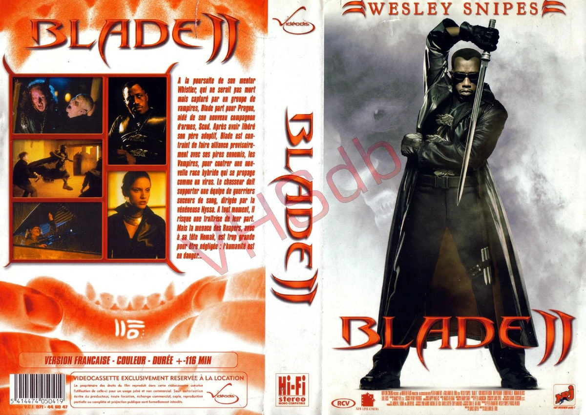 Videodis (Belgique) - Blade II (2002) (Location) | Wiki VHS | Fandom