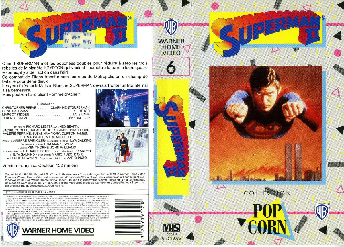 Warner Home Video (France) - Superman II (1987) (Vente) | Wiki VHS | Fandom
