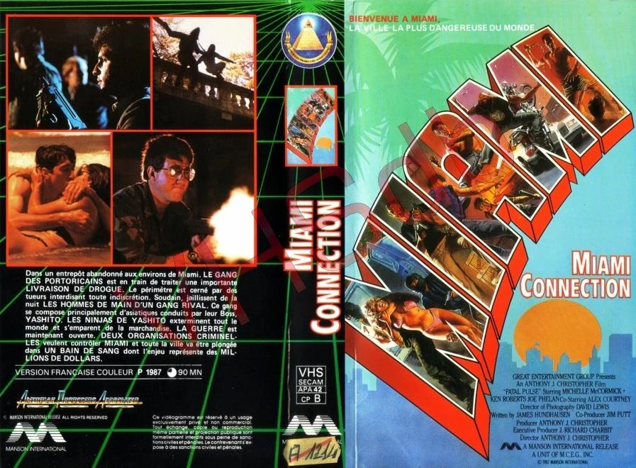 APA (France) - Miami Connection (1988) (Location) | Wiki VHS | Fandom