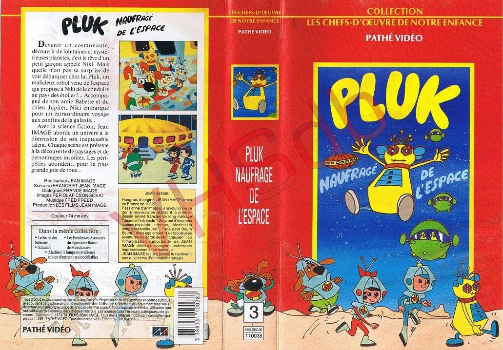 Pathé Vidéo (France) - Pluk, naufragé de l'espace (1991) (Vente) | Wiki ...