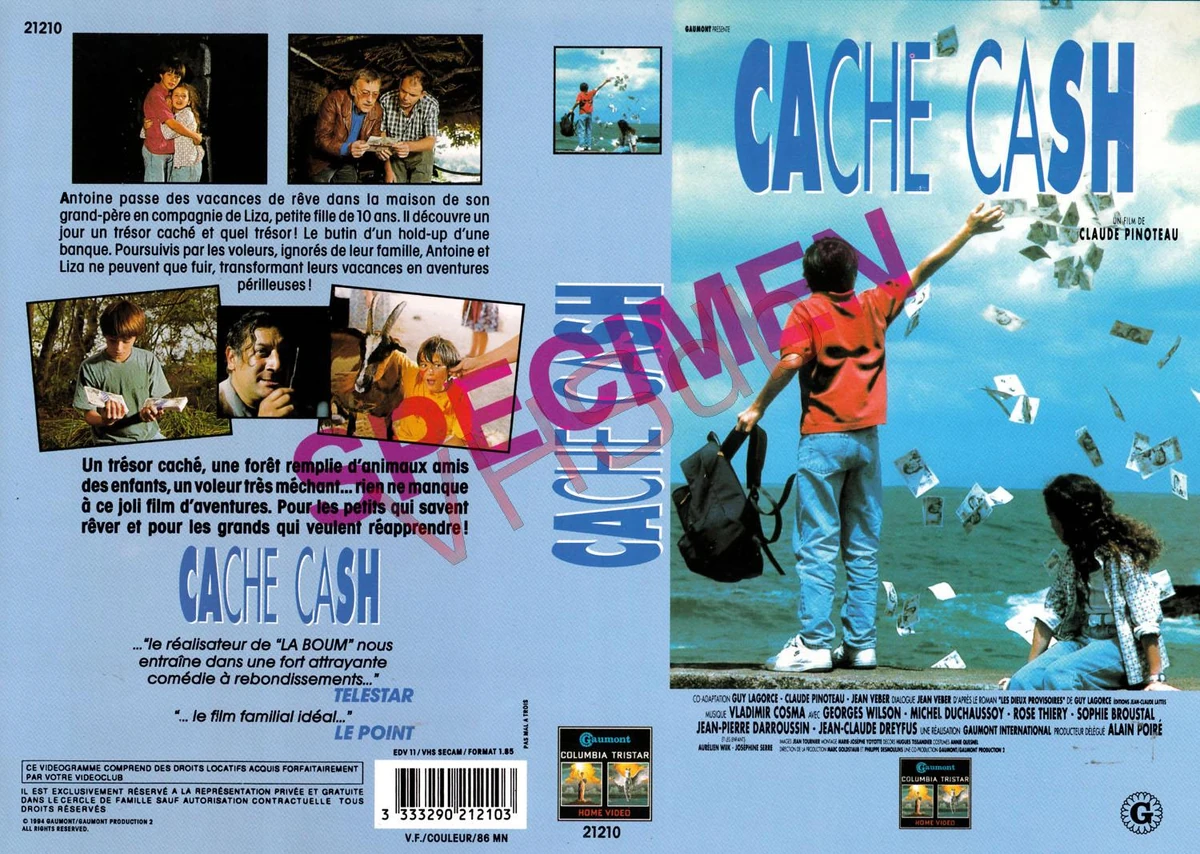 GCTHV (France) - Cache Cash (1995) (Location) | Wiki VHS | Fandom