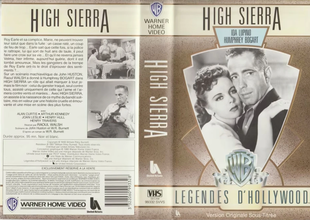 Warner Home Video (France) - High Sierra (1988) (Vente) | Wiki VHS | Fandom