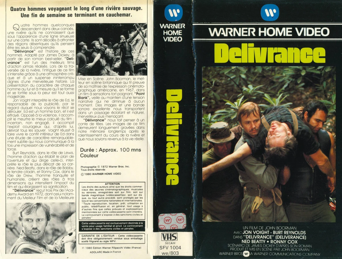 Warner Home Video (France) - Délivrance (1980) (Location) | Wiki VHS ...